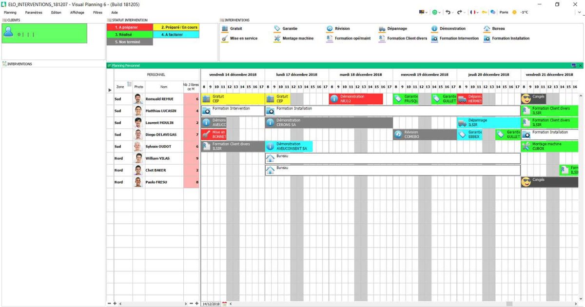 Visual planning : L’outil de planning entreprise - Beynat